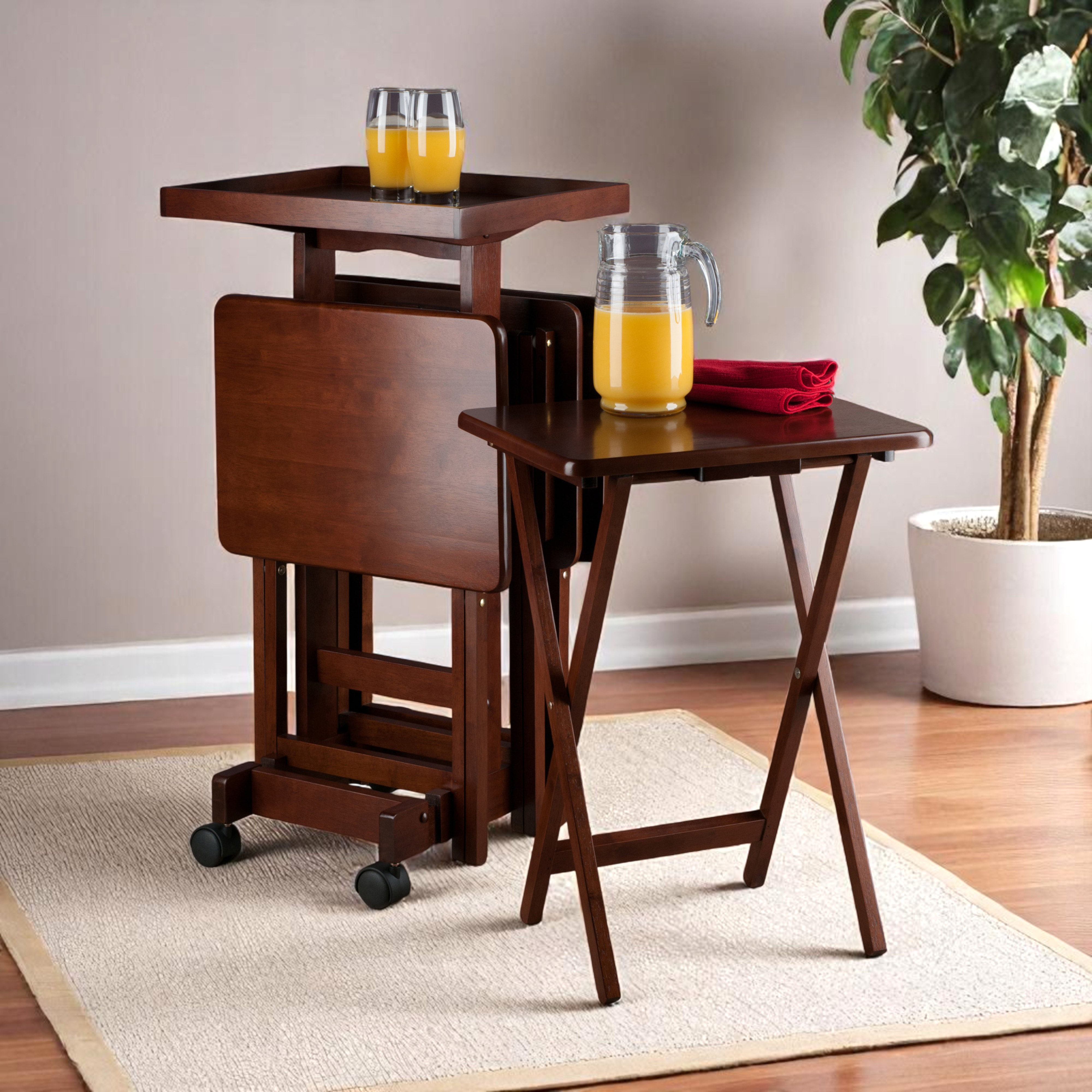 Lark Manor™ Turner 6-Piece Snack Table Set | Wayfair