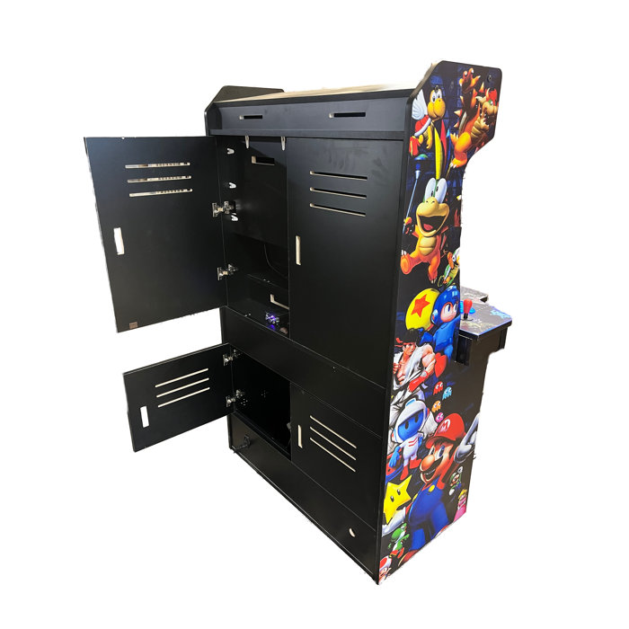 N2fun Mame/Hyperspin 4 Player Plug-In Full Size Arcade Machine with ...