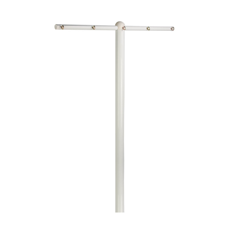 Rebrilliant Five Line T Post Pole Clothesline & Reviews | Wayfair