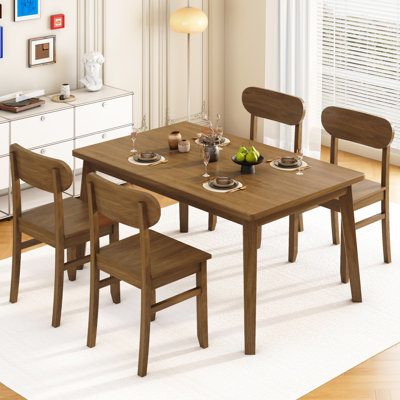 small rectangle dining table set for 4