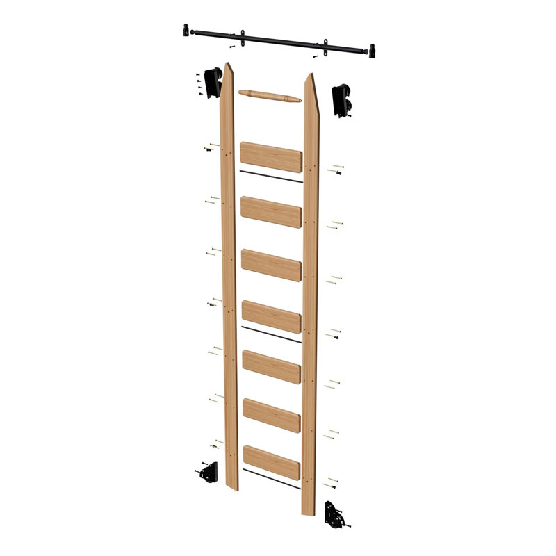 WFX Utility™ Bassford Rolling Library Ladder Hardware Kit with 7.78 ...
