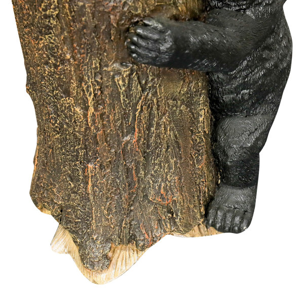 Millwood Pines Black Bear Tree Hugger Concrete Lawn Outdoor Garden ...