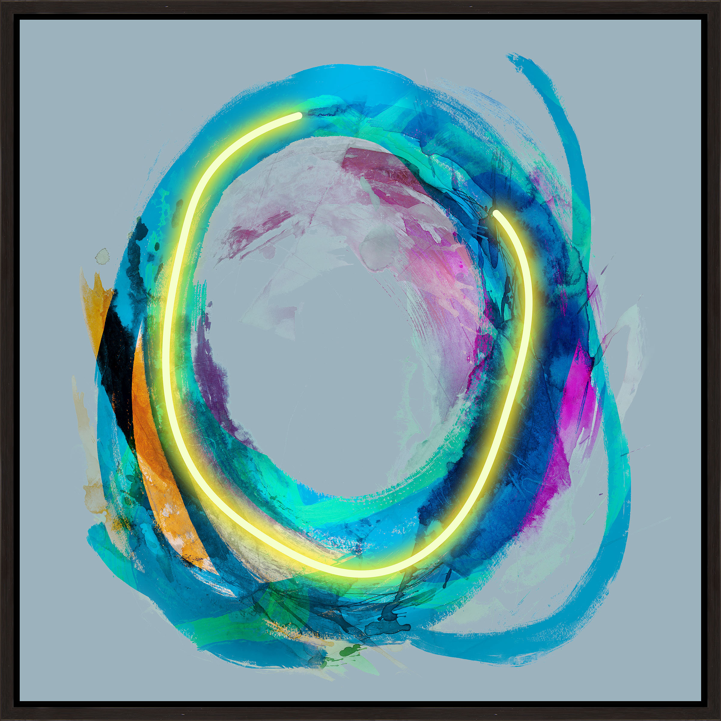 Chelsea Art Studio Light Tunnel IV by Sonia Noir - Floater Frame ...