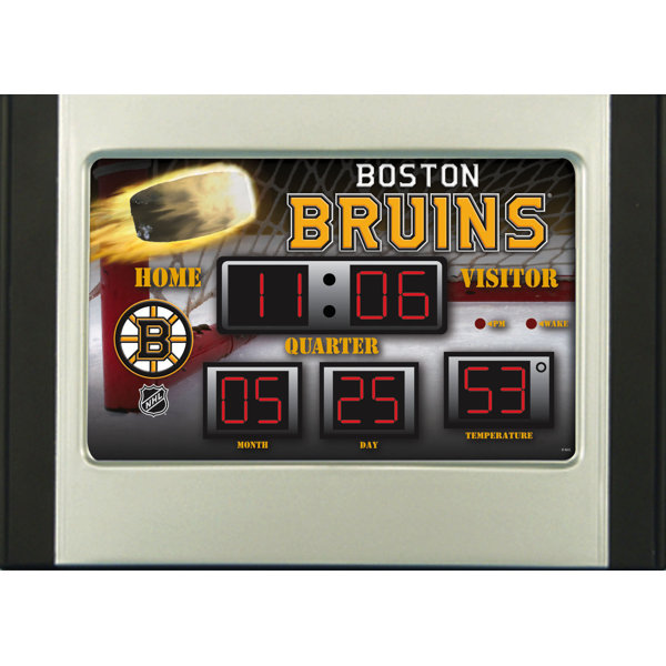 Team Sports America NHL Traditional Tabletop Clock with Alarm - Wayfair ...