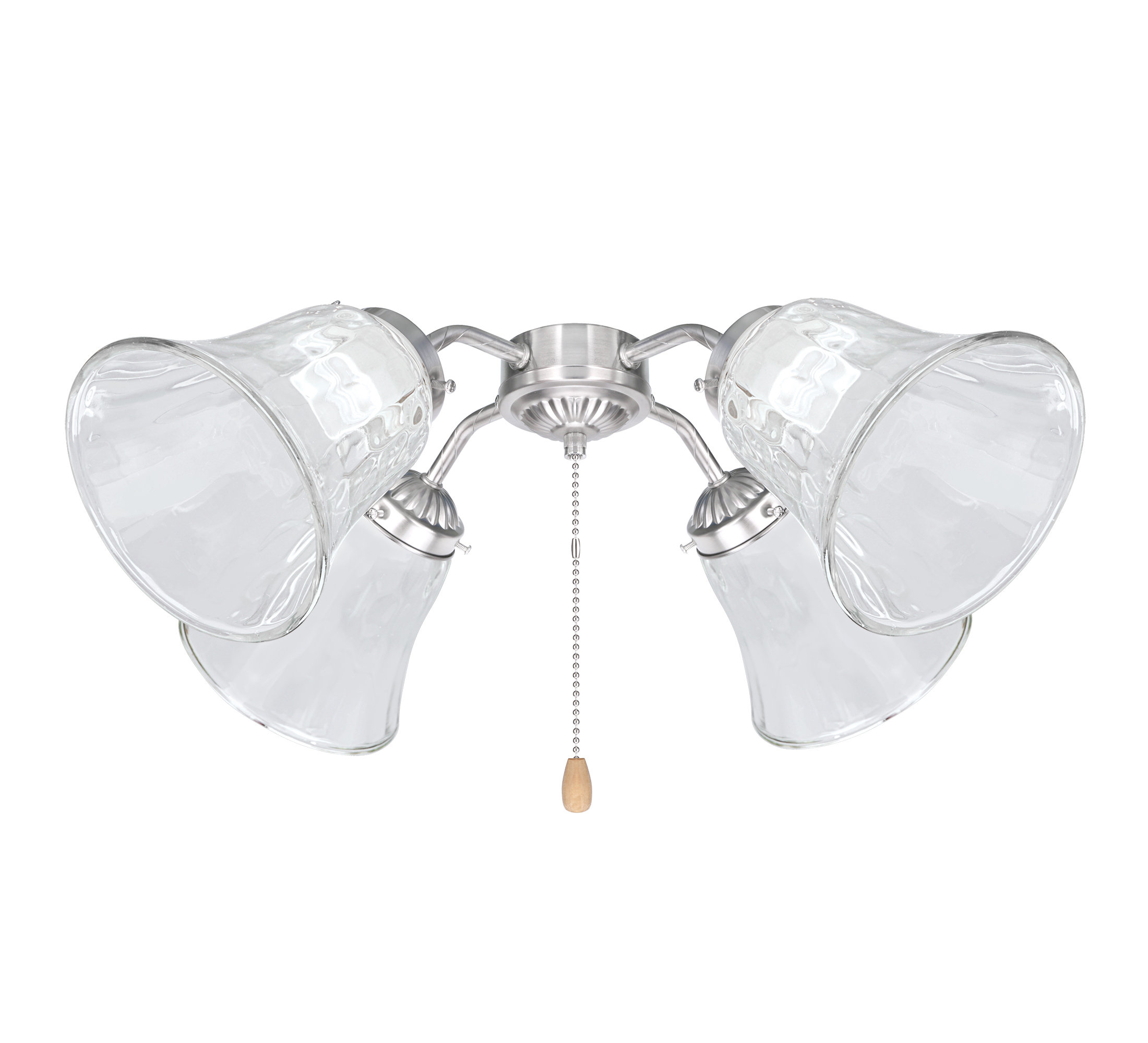 Lark Manor™ Analynn 4.625" H x 4.75" W Glass Bell Ceiling Fan Fitter ...