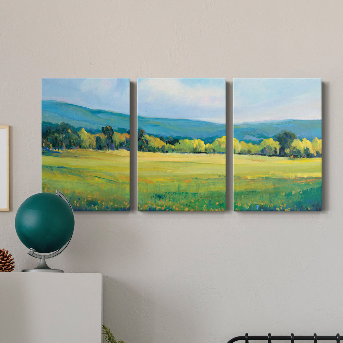 Loon Peak® Partly Cloudy II- Premium Gallery Wrapped Canvas - Ready To ...