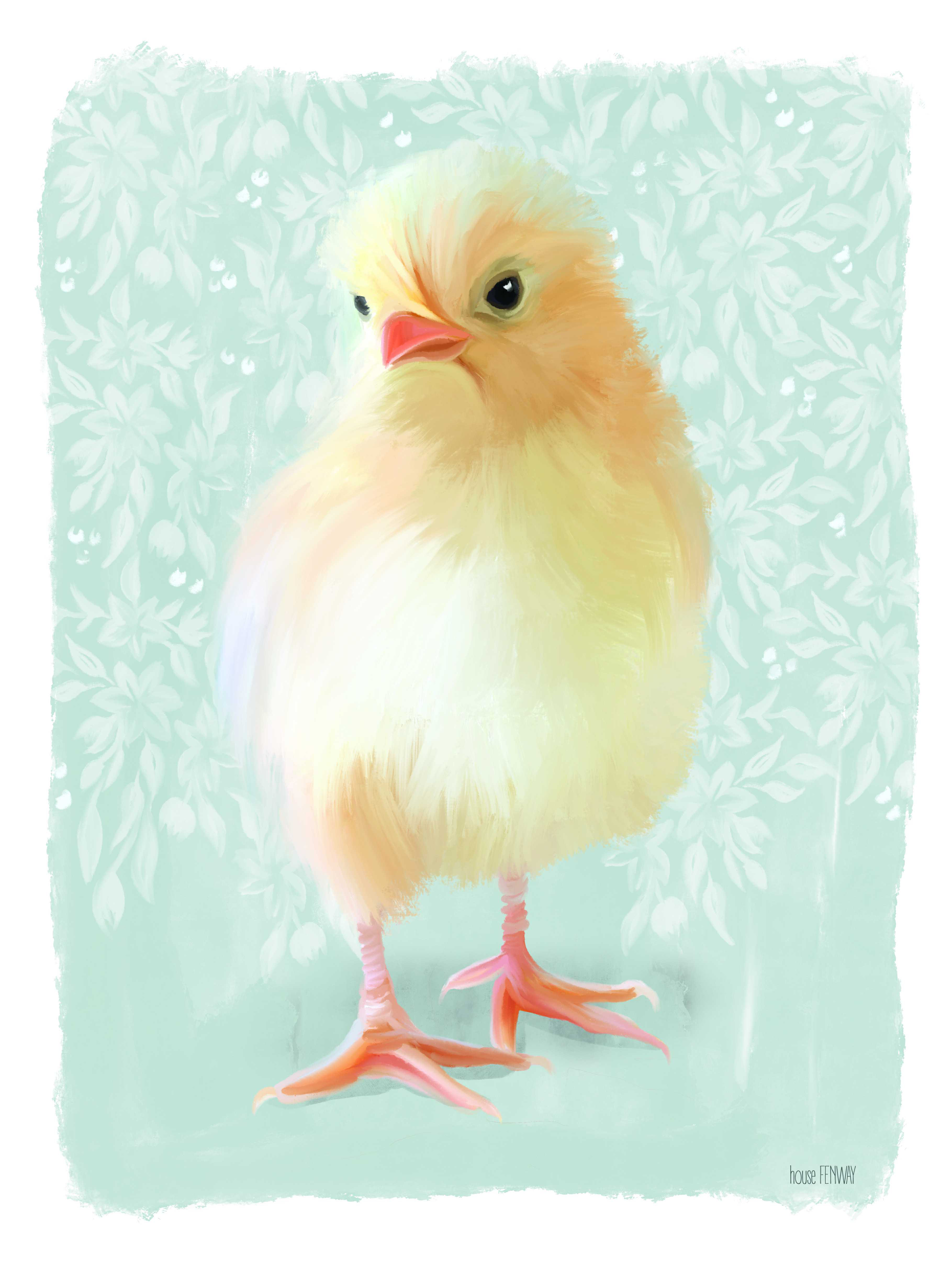 August Grove® Spring Chick I - Wrapped Canvas Print | Wayfair