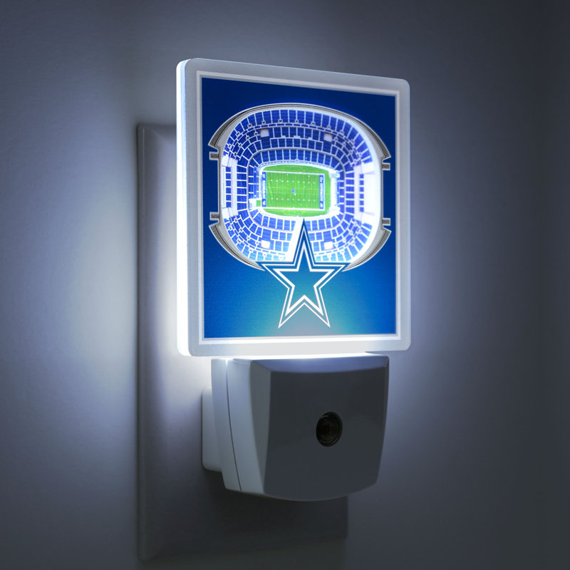 YouTheFan NFL Dallas Cowboys Stadium View Night Light | Wayfair