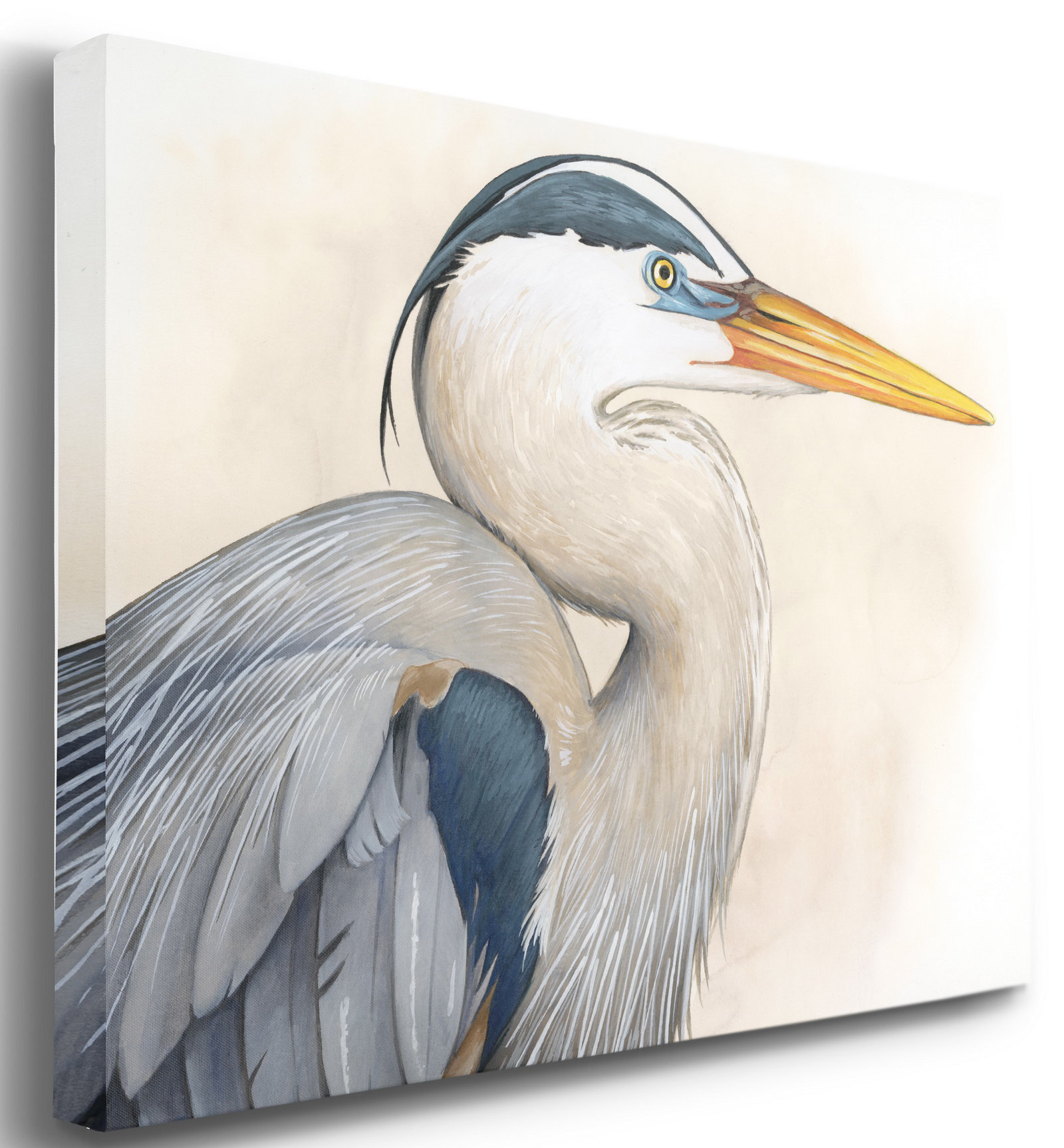 Breakwater Bay 'Blue Hunter II' - Wrapped Canvas Print & Reviews | Wayfair