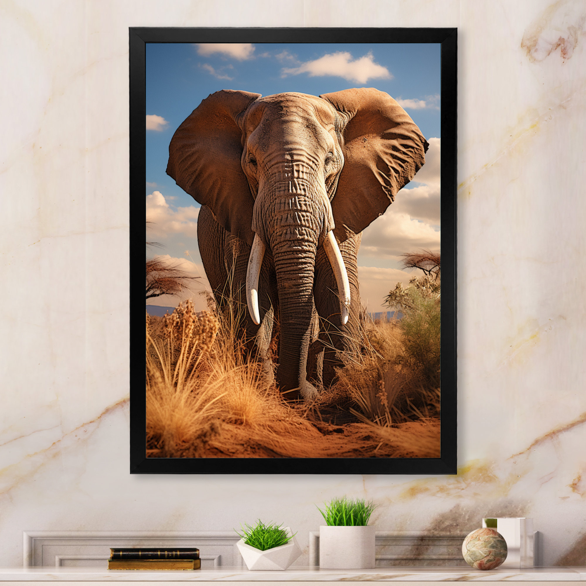 Latitude Run® Lunnete African Silent Strength Framed On Canvas Print ...