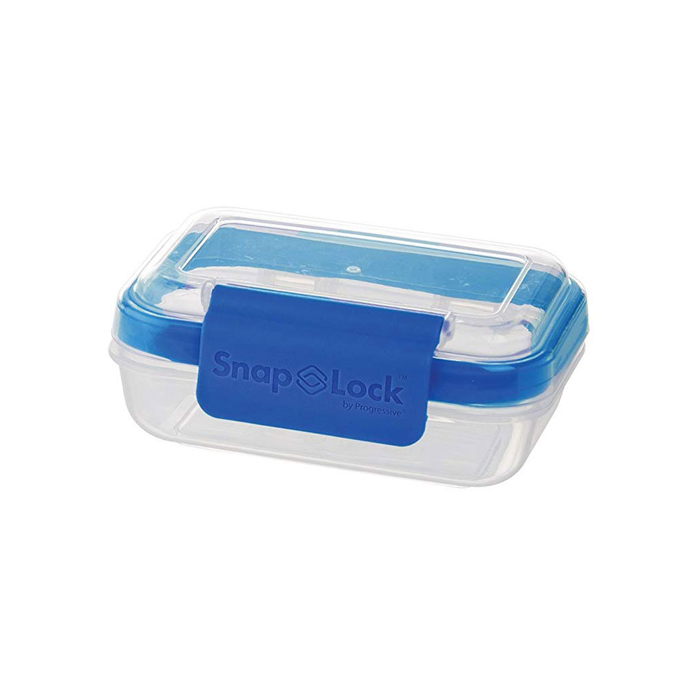 Progressive International Snaplock Plastic Snack 8 Oz. Food Storage ...