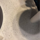 Bloom Stone 1" x 1" Marble Penney Round Mosaic Wall & Floor Tile ...