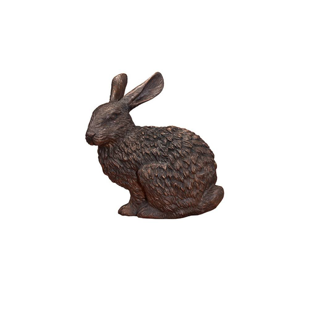 Metropolitan Galleries Bronze Sitting Hare Garden Sculpture | Perigold