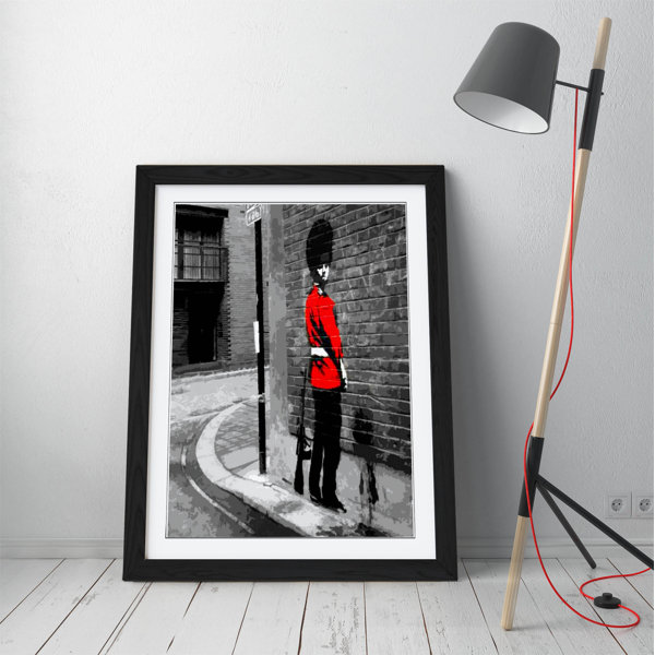 ClassicLiving Banksy Queens Guard - Single Picture Frame Art Prints on ...
