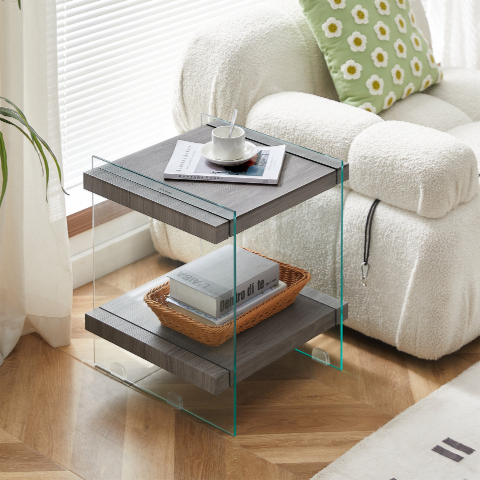 Orren Ellis Heang Sled End Table with Storage | Wayfair