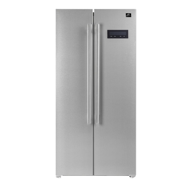 Forno Salerno 33-inch Freestanding Side-by-side Refrigerator in ...