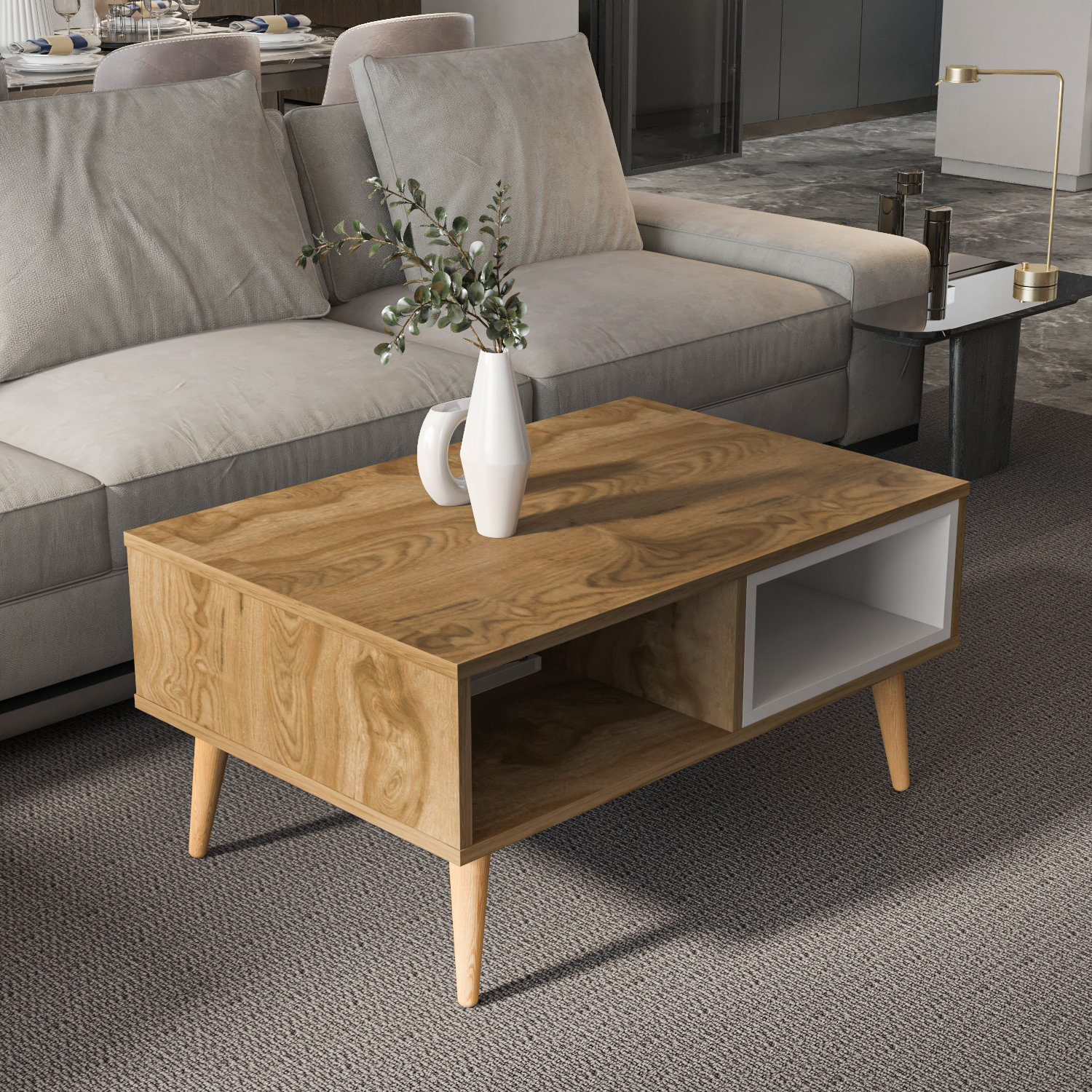 Fjørde & Co Oberon Coffee Table with Storage | Wayfair.co.uk