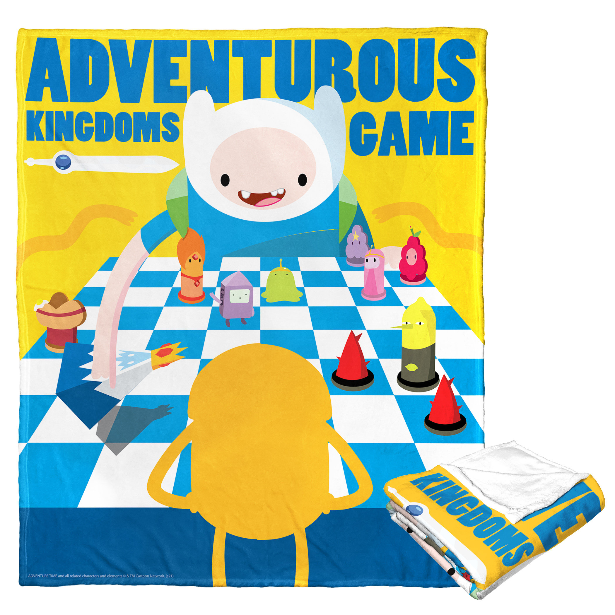 Northwest Cartoon Network Adventure Time Adventurous Kingdoms Silk ...