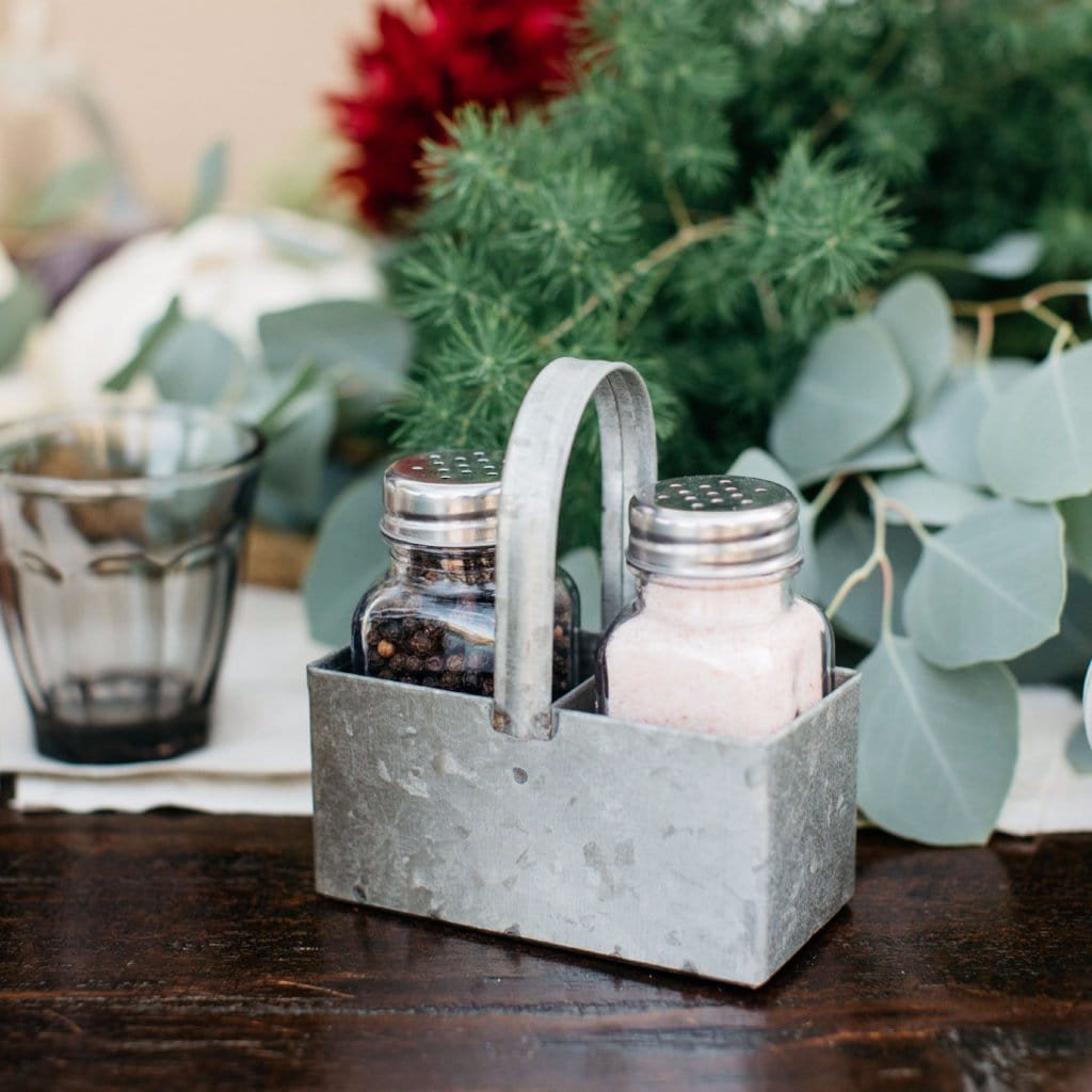 Caravan Salt & Pepper Zinc Glass | Wayfair