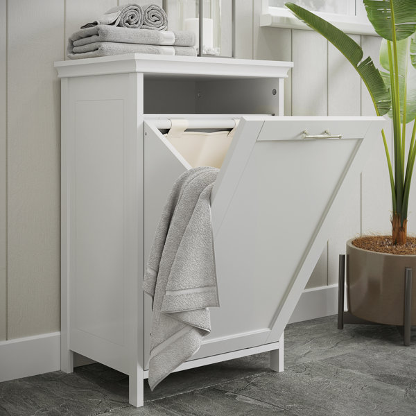 RiverRidge Home RiverRidge Somerset Tilt-Out Laundry Hamper Cabinet ...