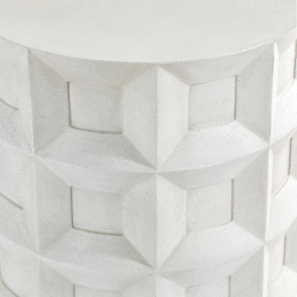 Bernhardt Prado Concrete Block End Table | Perigold