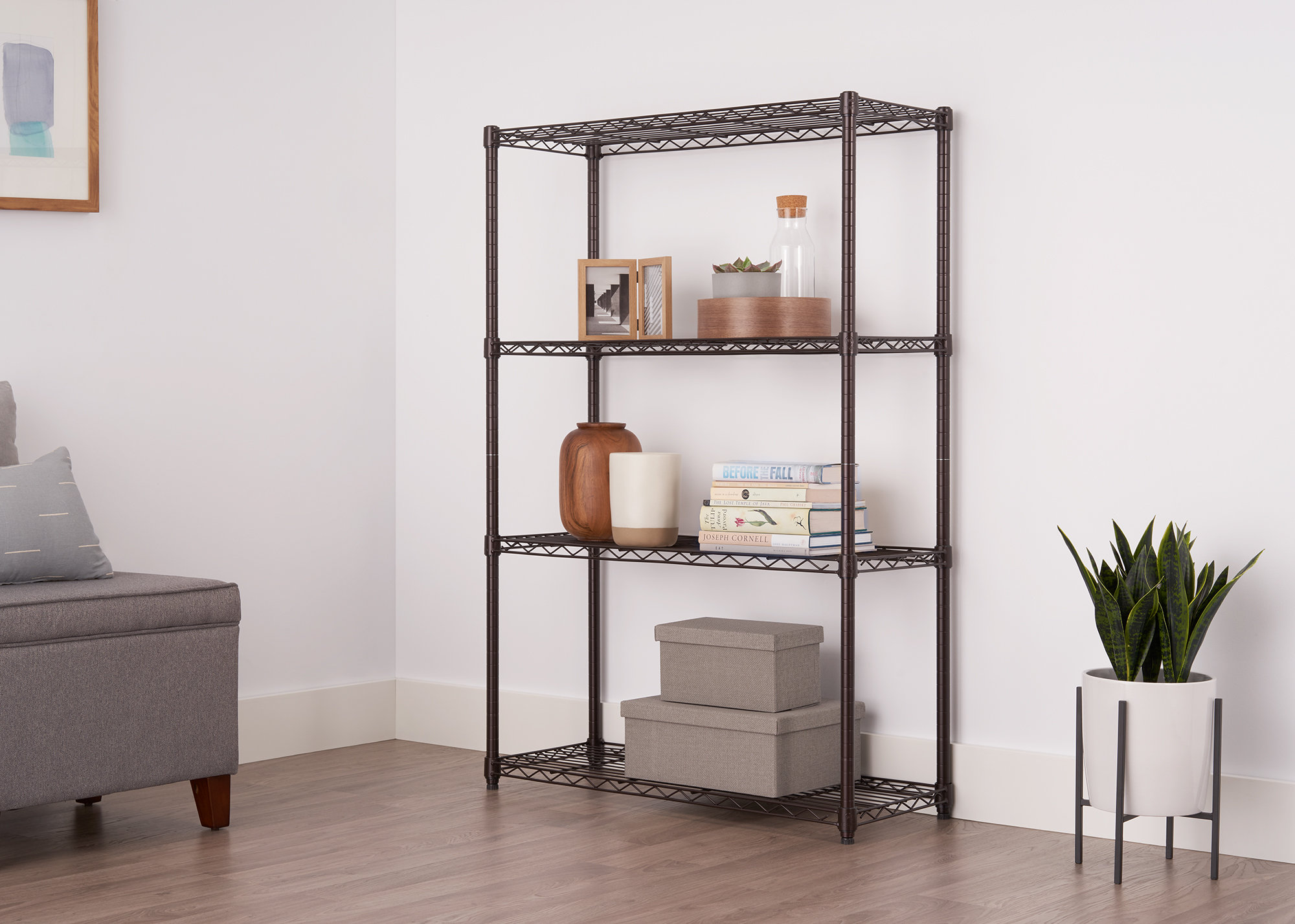 Trinity 54" H x 36" W x 14" D NSF Indoor Shelving Unit & Reviews ...