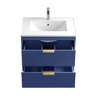 Ebern Designs Cornelia 24'' Single Bathroom Vanity with Porcelain Top ...