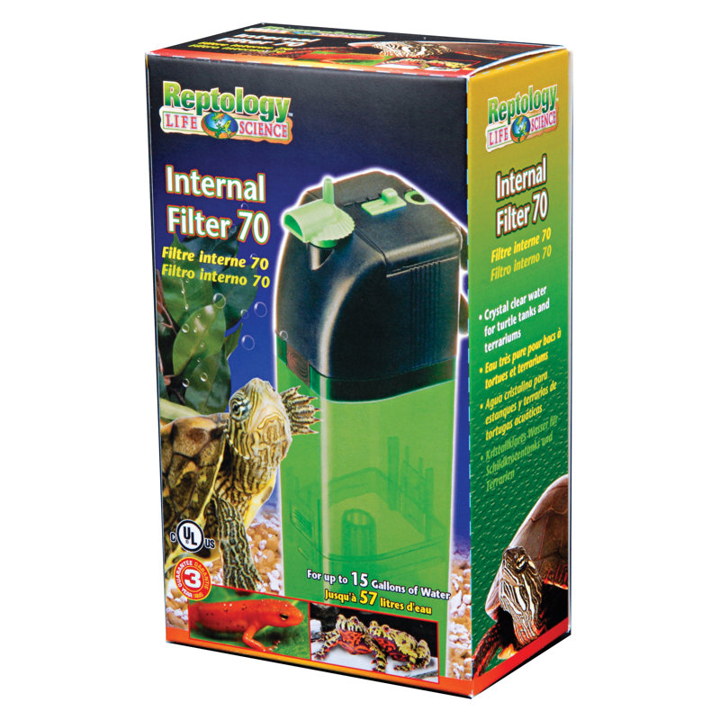Penn Plax Reptology Internal Filter for Turtle Tanks Up to 15 Gallons ...