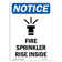 SignMission Fire Sprinkler Riser Inside Sign with Symbol | Wayfair