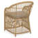 Bay Isle Home Dining Chair Cusco L.71.5 L.58.5 H.87 Nature/grey ...