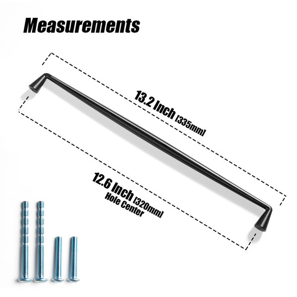 MECANS 12 3/5" Center to Center Bar Pull Multipack & Reviews | Wayfair