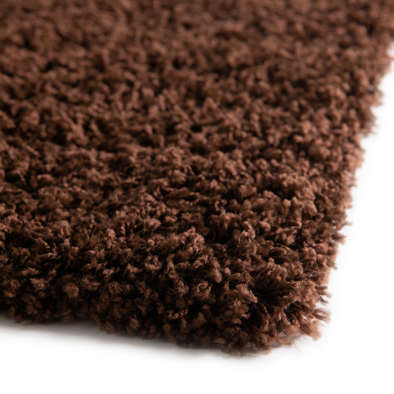 Winston Porter Renesha Chocolate Brown Area Rug & Reviews | Wayfair