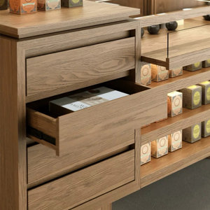 parkerlees Multifunctional display desk storage cabinet | Wayfair