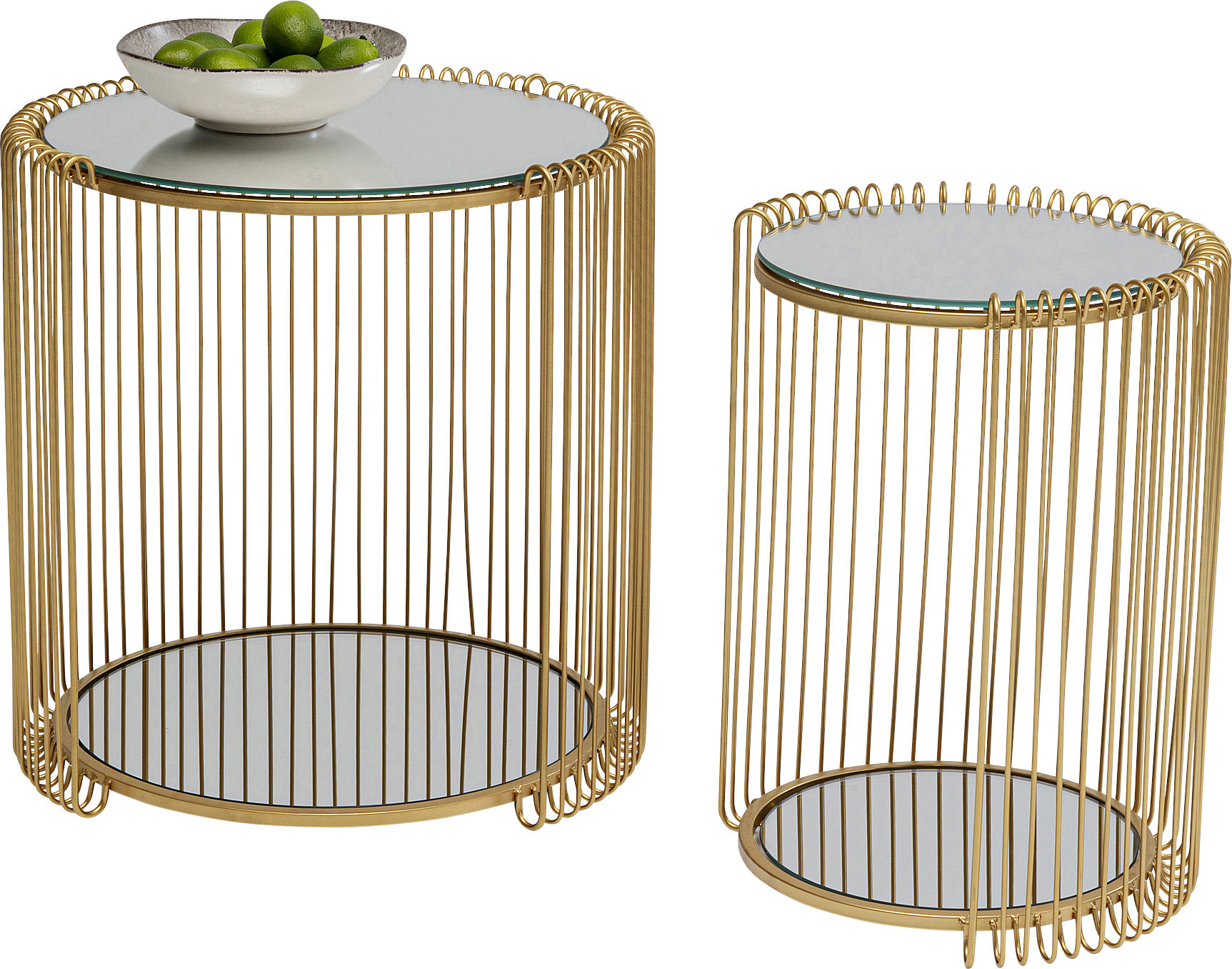KARE Design Side Table Wire Double | Wayfair.co.uk