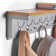 VonHaus 7 - Hook Wall Mounted Coat Rack in Grey & Reviews | Wayfair.co.uk