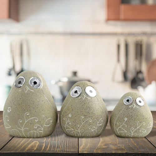 Charlton Home® Aleksei Weather Resistant Stone Animals Garden Stone ...