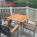 Bay Isle Home 4 - Person Square Outdoor Dining Set | Wayfair