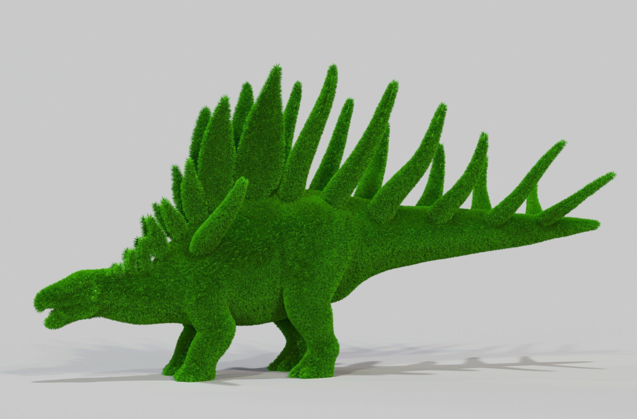 Decor Factory Studio Outdoor Dinosaur Kentrosaurus Topiary Green ...