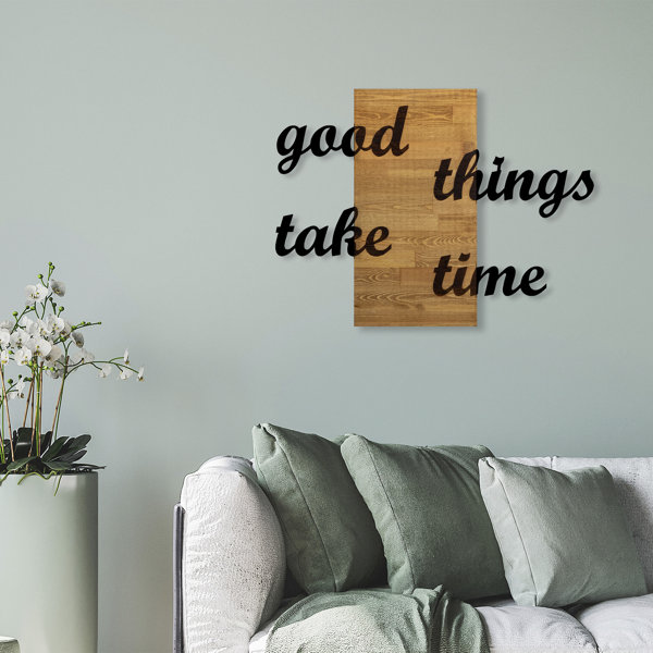 Bless international Wall Decor on Wood | Wayfair