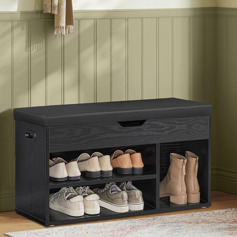 Ivy Bronx 8 Pair Shoe Storage Bench & Reviews | Wayfair