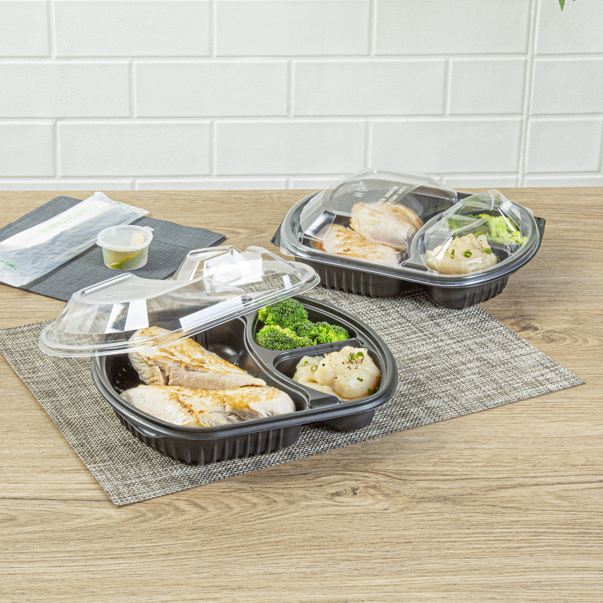 Restaurantware RW Base 36 Ounce Food Containers, 100 Rectangle ...