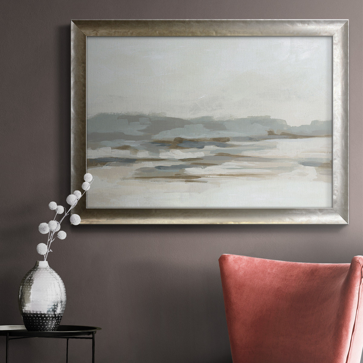 Winston Porter Neutral Coast I - Picture Frame Painting on Canvas | Wayfair