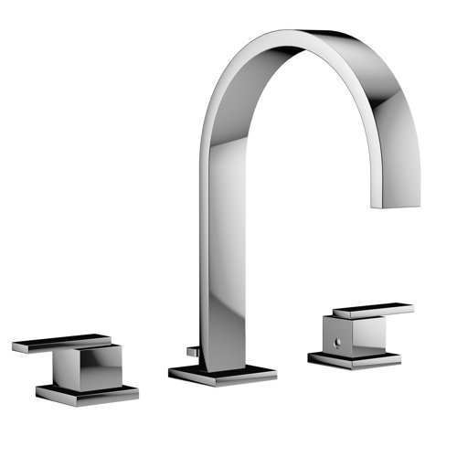 JACUZZI® Mincio® Double Handle Deck Mounted Roman Tub Faucet | Wayfair