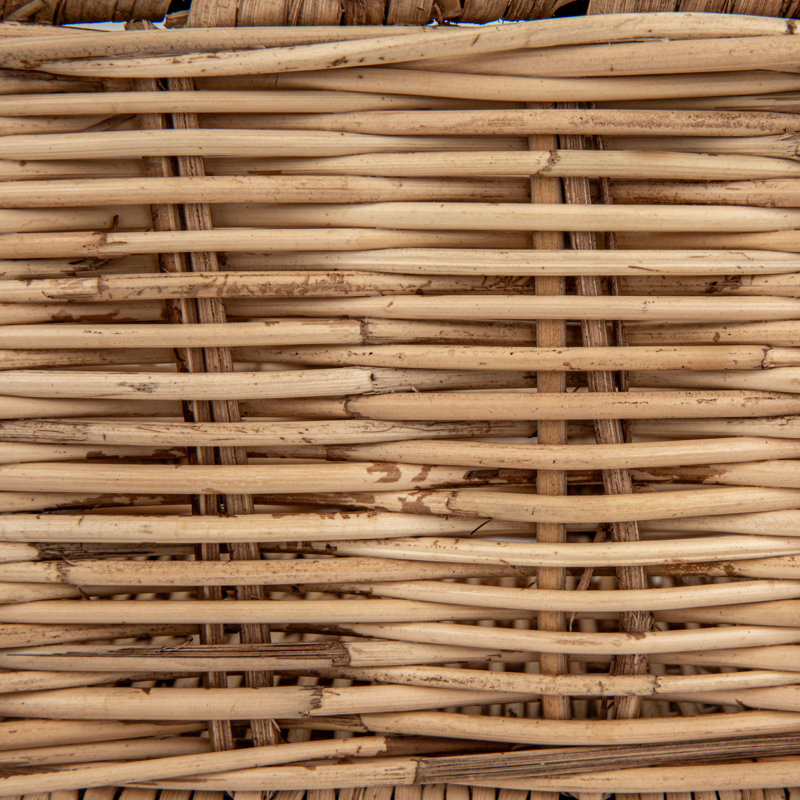 Bayou Breeze Rattan Hand-Woven Sectioned Basket | Wayfair