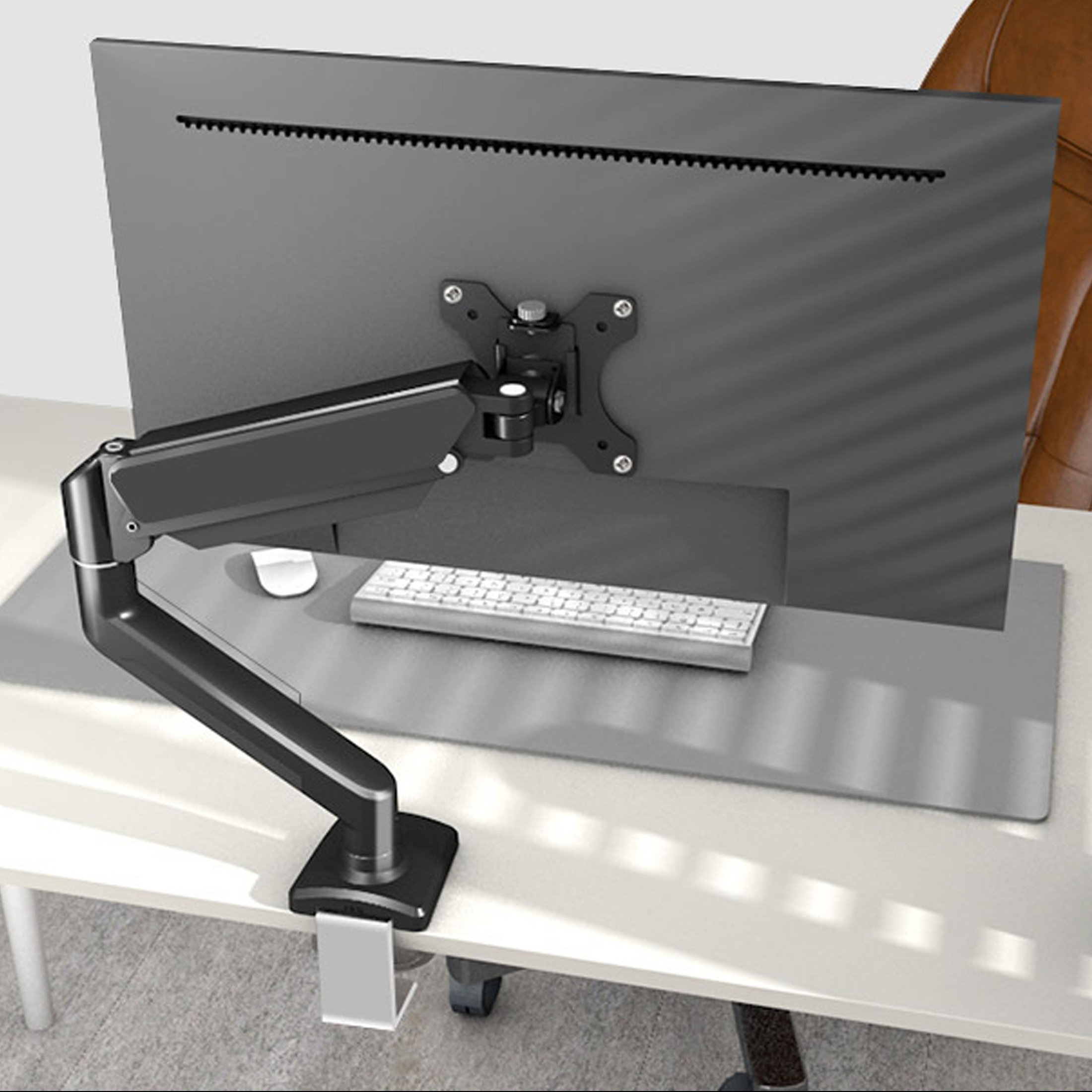 Inbox Zero Monitor Stand Gas Pressure Desk Stand Can Withstand 2-9 Kg ...