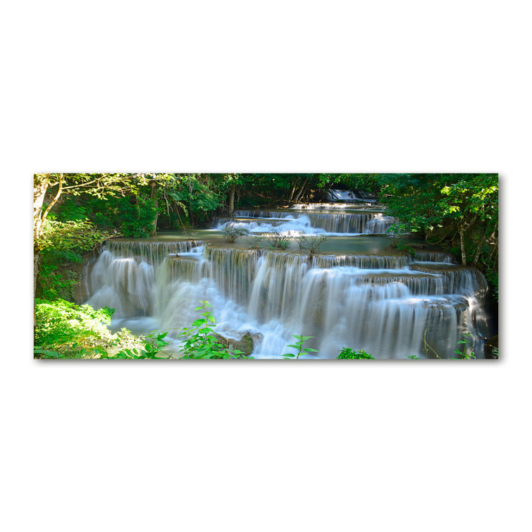 Union Rustic Waterfall - Wrapped Canvas Art Prints | Wayfair.co.uk