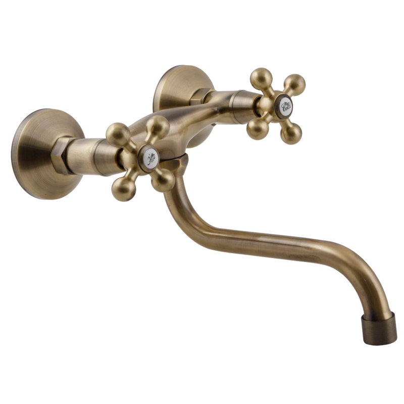 Belfry Kitchen Elegant 'S' Type Wall Mounted Roman Bath Tap | Wayfair.co.uk