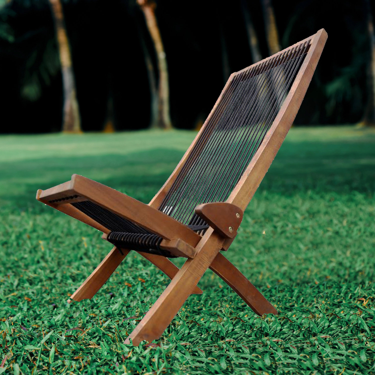 Arlmont & Co. Mosenthal Folding Deck Chair - Wayfair Canada