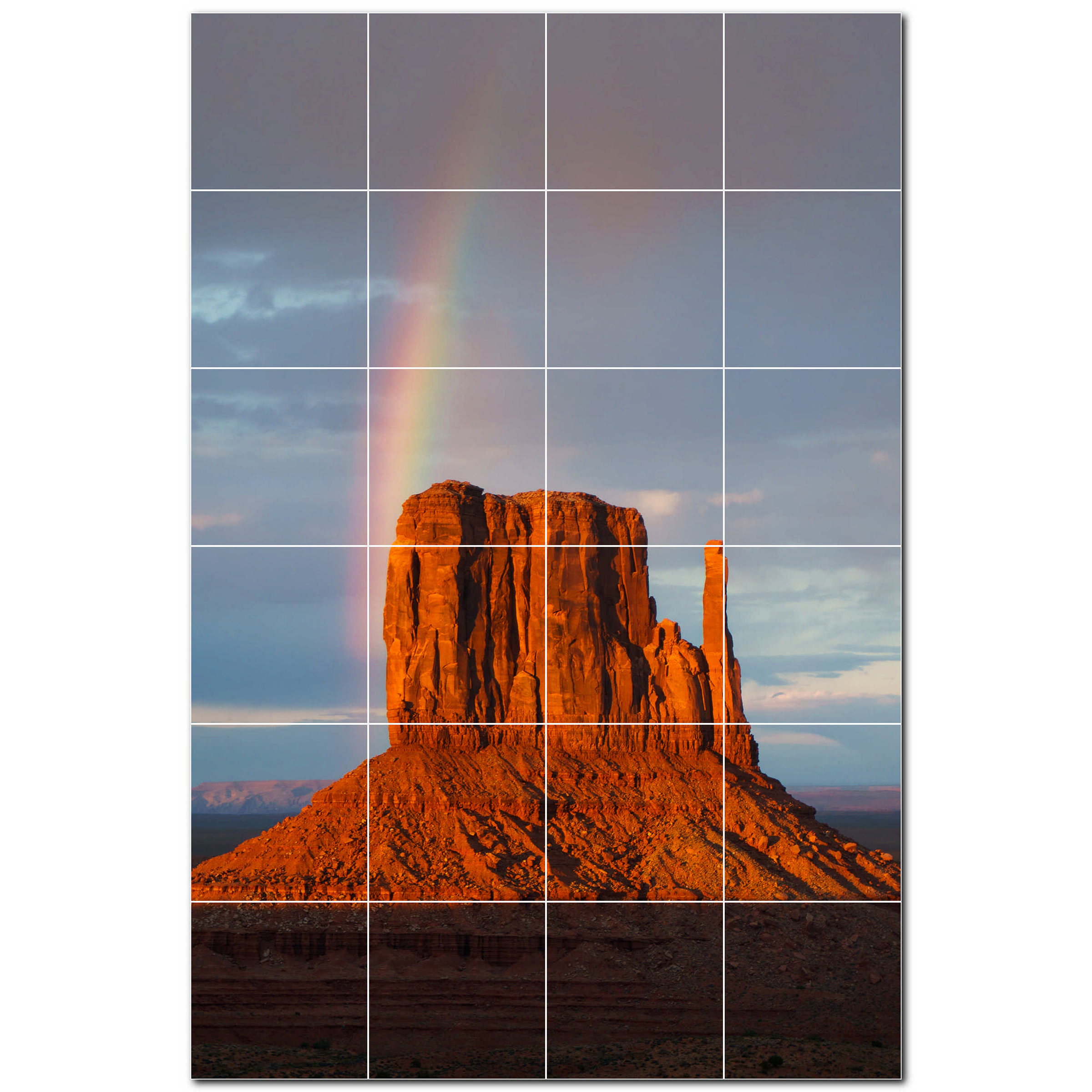 Picture-Tiles.com 72" x 48" Ceramic Famous Places Photo Decorative ...