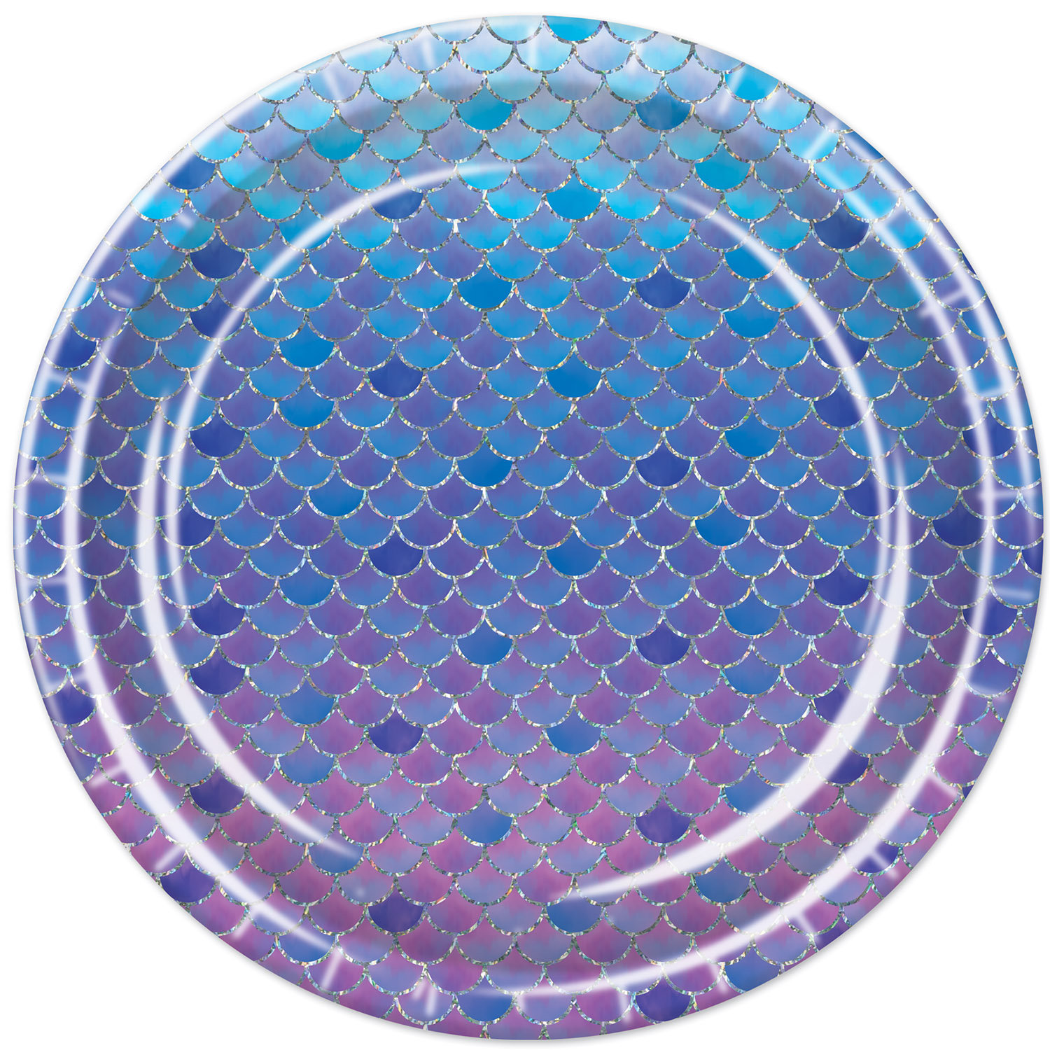 Beistle Mermaid Scales Plates - 9" - Pack of 12 | Wayfair